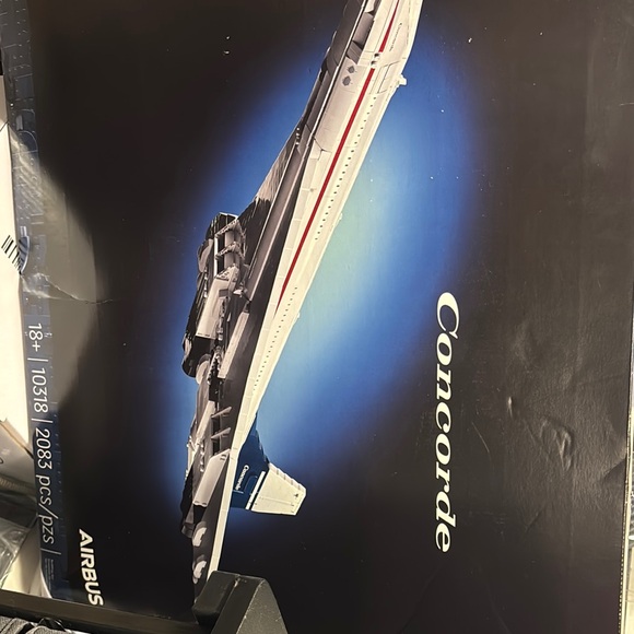 Lego | Other | Lego Concorde Set Black White Blue | Poshmark